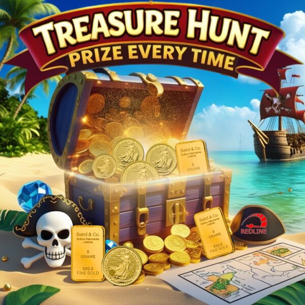 Treasure Hunt - Prize Every Time - Redline Competitions