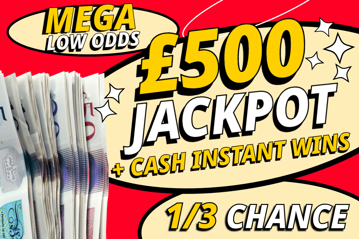 £500 Cash Jackpot + 1 in 3 chance Instant Wins! - Redline Competitions