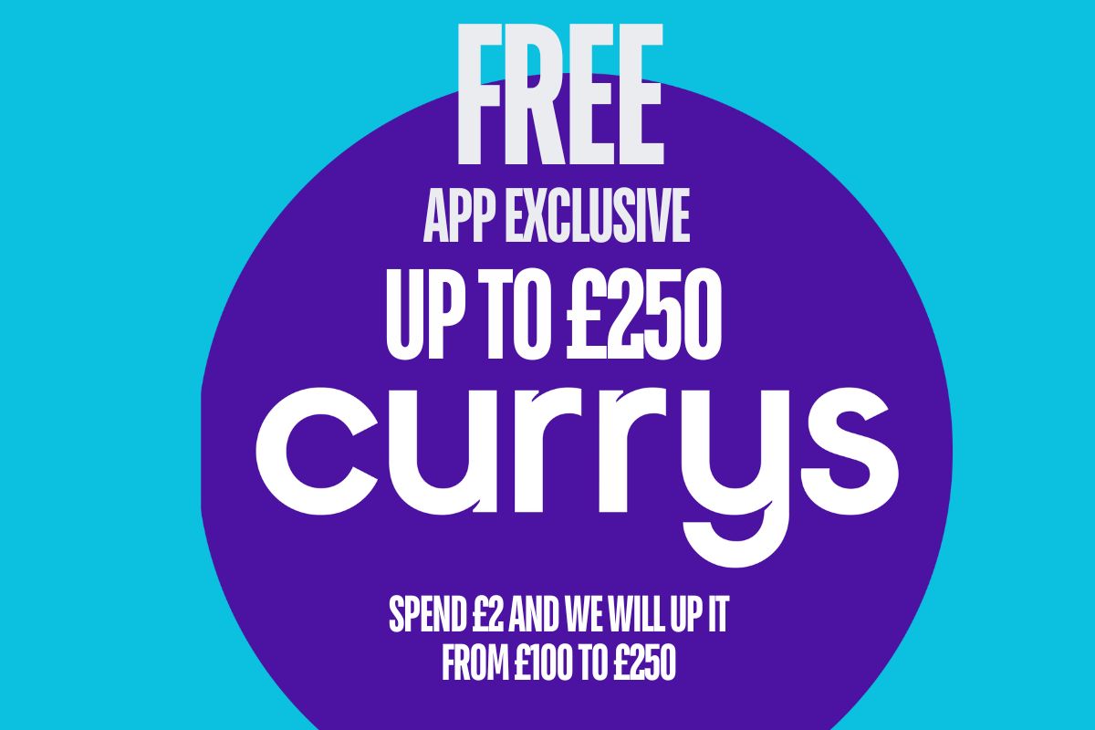 App Exclusive - Win Up To £250 In Currys Vouchers For Free! - Redline ...