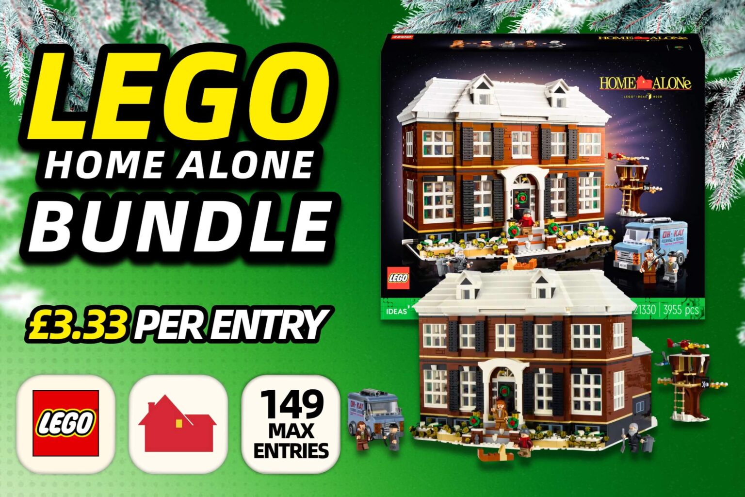 Win A Lego Home Alone McCallister Mansion Set - Redline Competitions