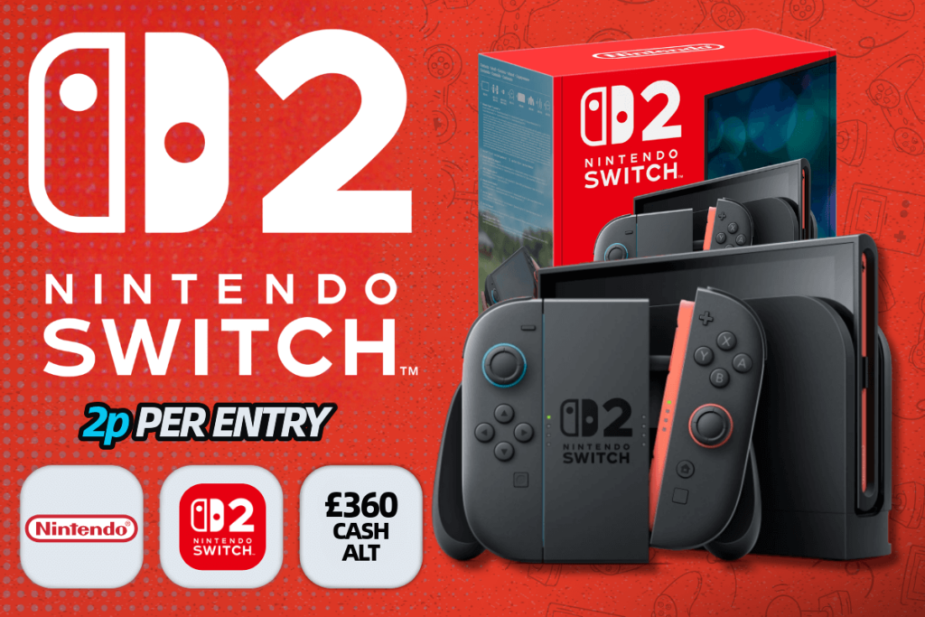 Win A Nintendo Switch 2 for just 2p! - Redline Competitions
