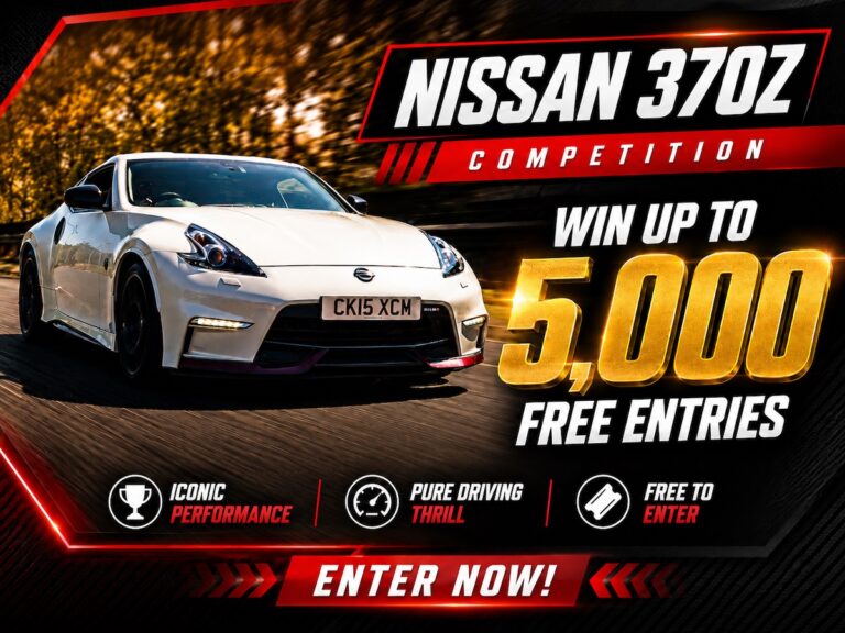 FREE - Win Up To 5000 Nissan 370z Tickets - Redline Competitions
